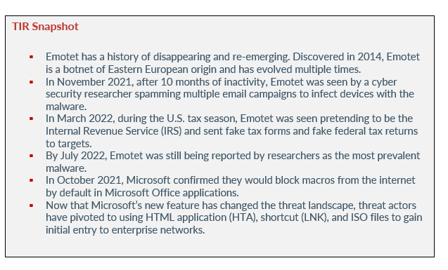 An In-Depth Look at the Emotet Botnet